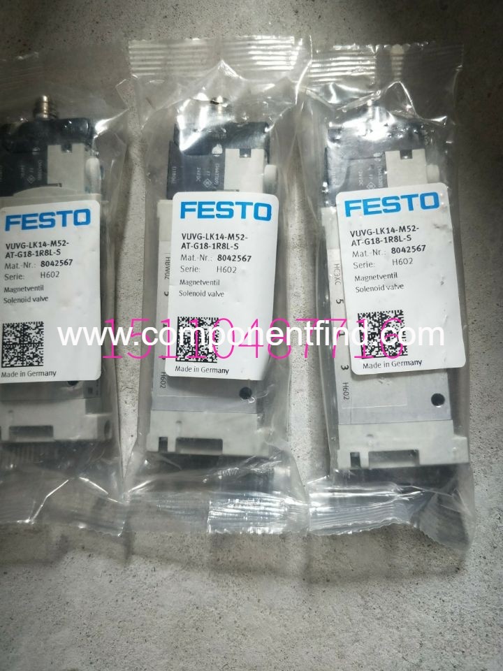 Festo FESTO solenoid valve VUVG-LK14-M52-AT-G18-1R8L-S 8042567 spot