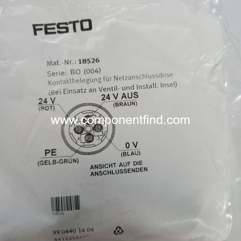 Festo FESTO power socket NTSD-GD-13, 5 18526 genuine spot
