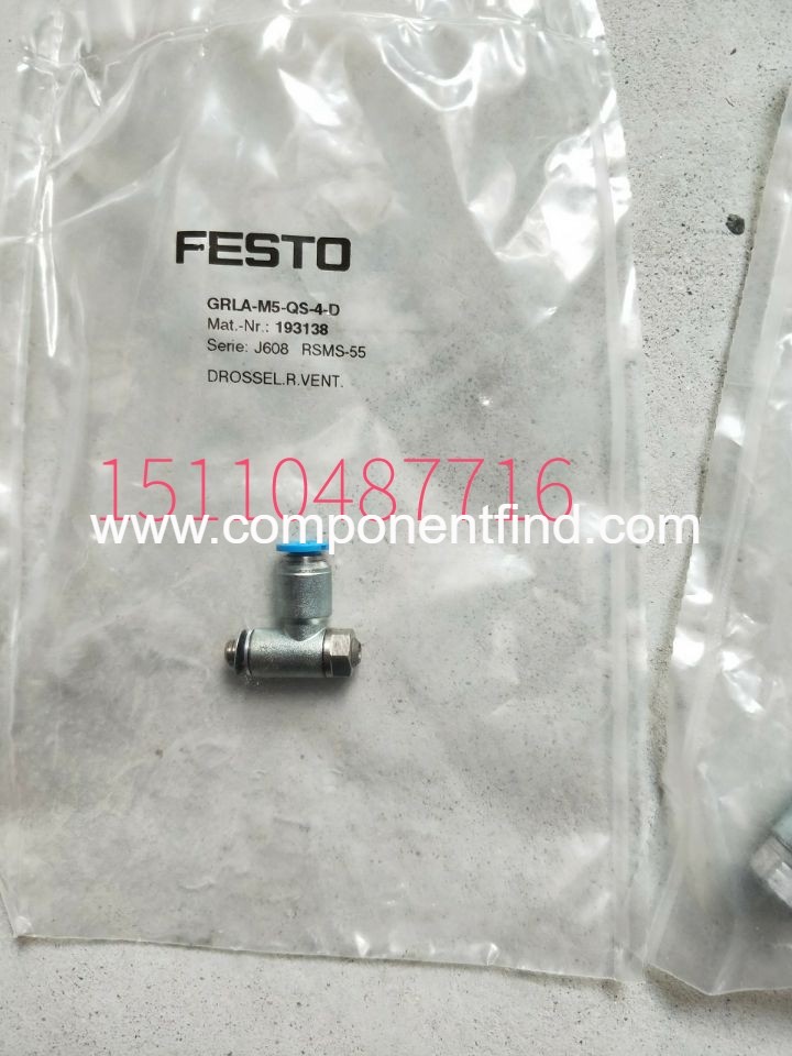 New genuine Festo FESTO throttle valve GRLA-M5-QS-4-D 193138 spot