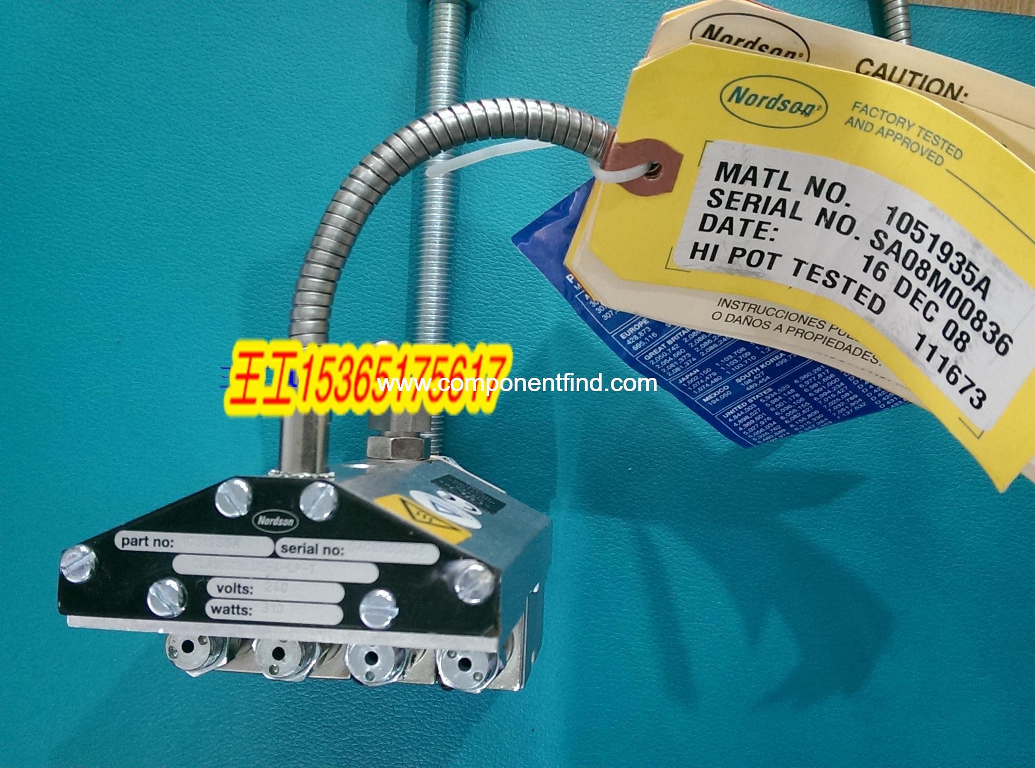 Nordson American Nordson hot melt glue machine spray gun 4 Module ...