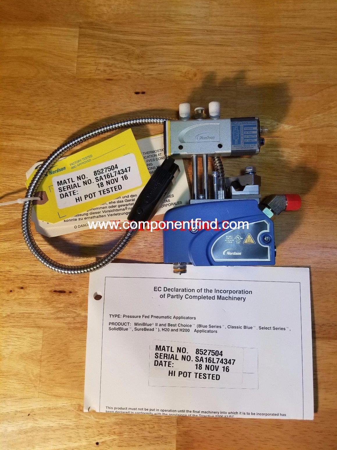 Nordson hot melt glue gun Mini Blue 2 Glue Gun 8527504